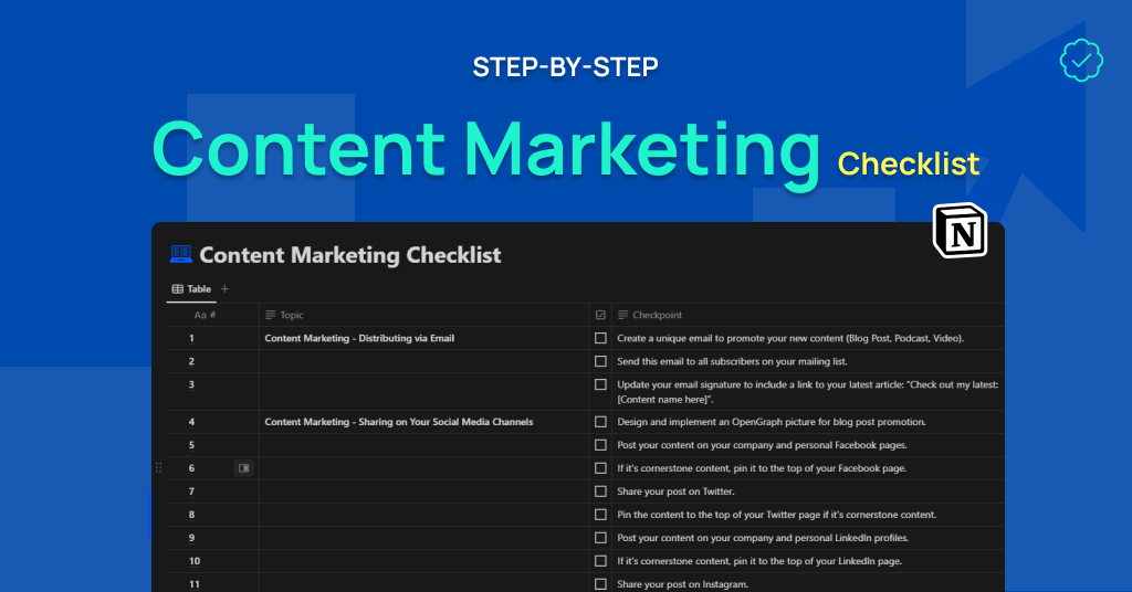 Boost Your Strategy with Our Content Marketing Checklist